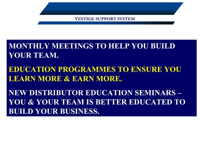 Vestige success Plan | PPT
