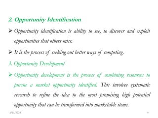 Entrepreneurship: Business planning Chapter Two | PPTX