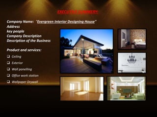 Business planning interior designing | PPTX