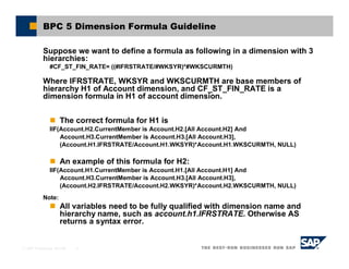 Business planning and consolidation 5.x%3a logic explained%2c part 1 | PDF