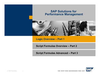 Business planning and consolidation 5.x%3a logic explained%2c part 1 | PDF