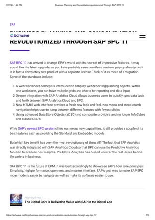 Business Planning and Consolidation revolutionized Through SAP BPC 11.pdf
