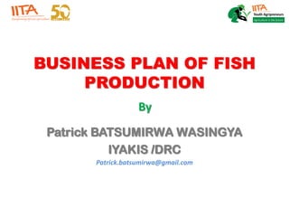 Business plan of fish production nigeria 2018 | PDF