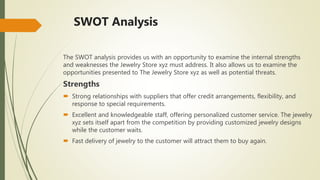 Business plan of our new jewelry brand | PPTX