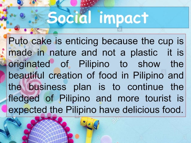 Business Plan of Puto Cake.pptx | Desserts and Baking | Food & Drink