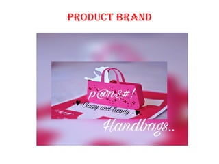 Business plan on handbags | PDF