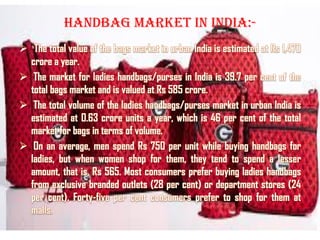 Business plan on handbags | PDF