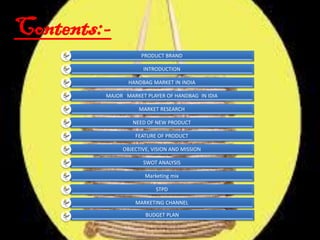 Business plan on handbags | PPT