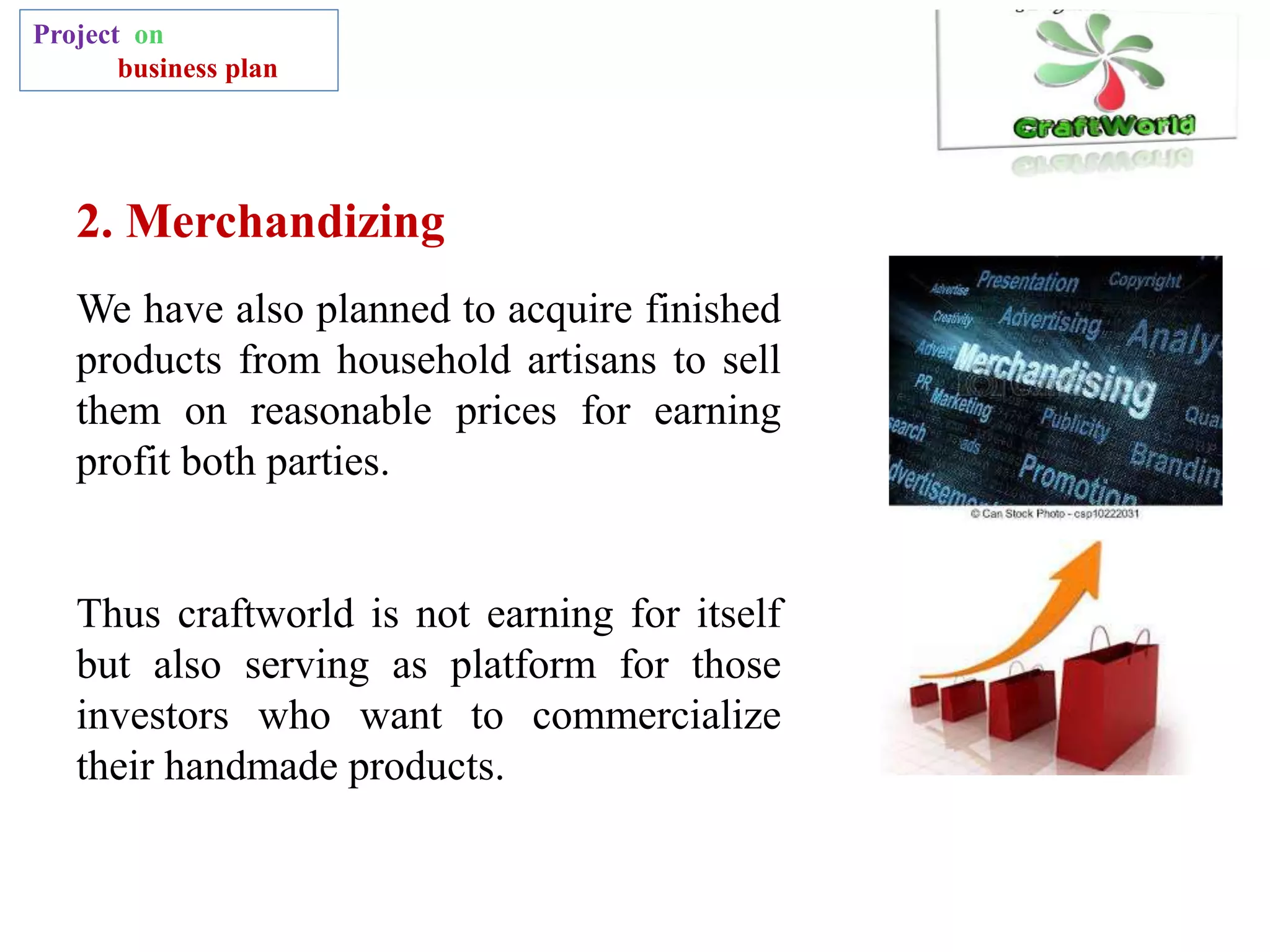 Business plan on handicraft | PPTX