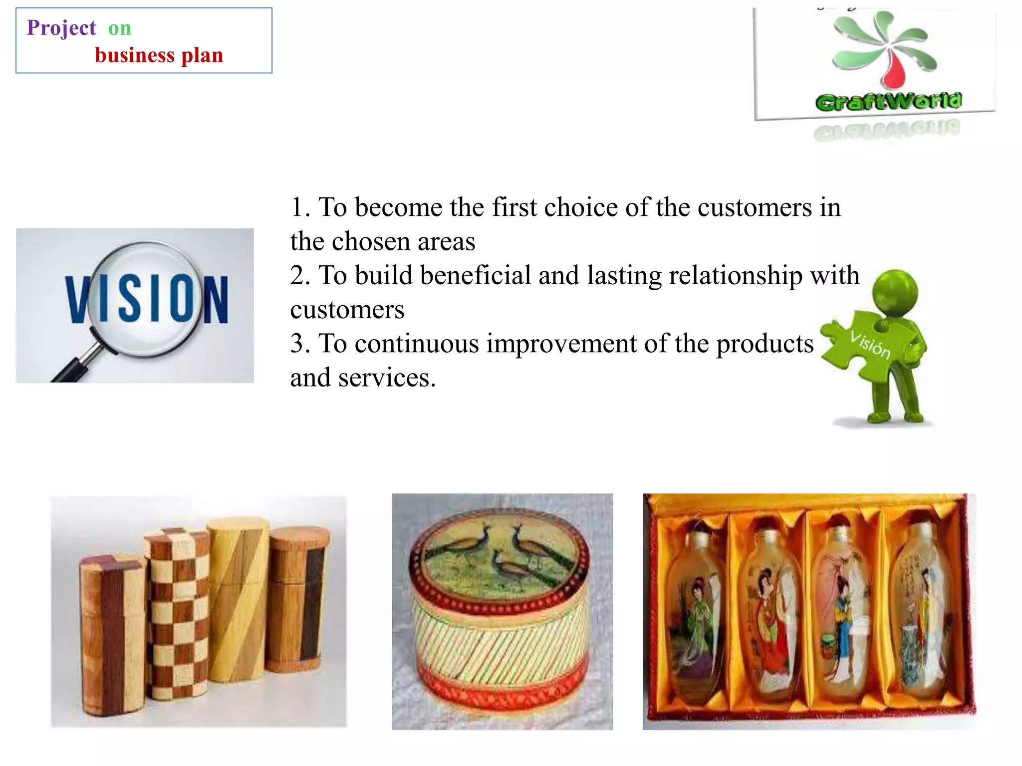 Business plan on handicraft | PPTX
