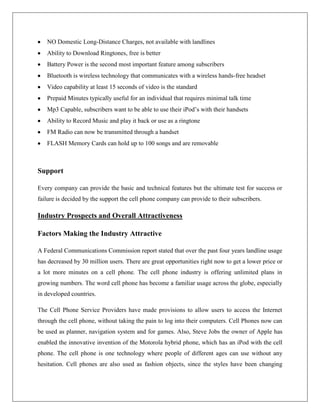 Business plan on mobile store by ROAR group | DOCX