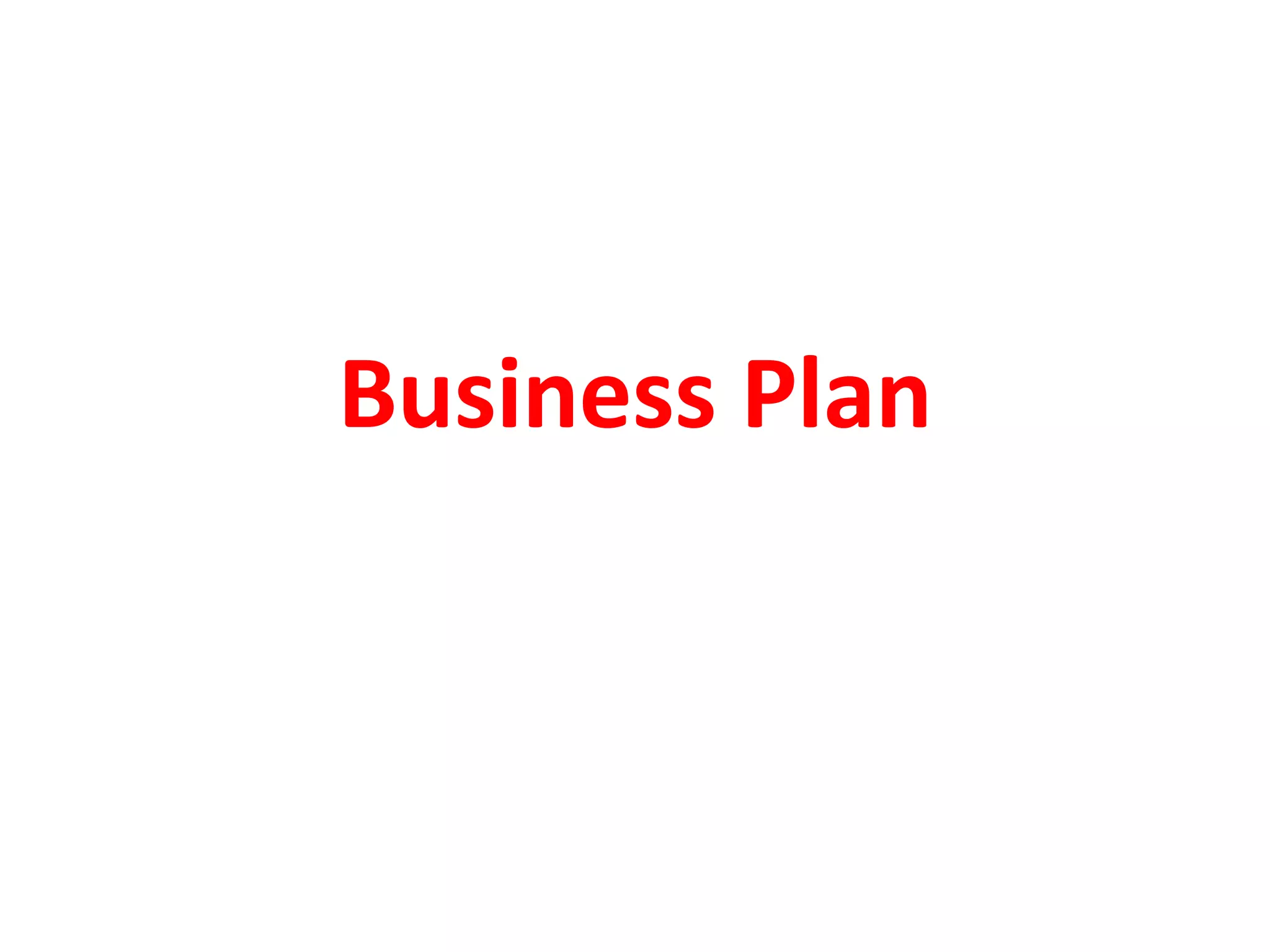 develop Business Plan | PPT