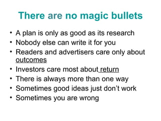 Business plan presentation | PPT