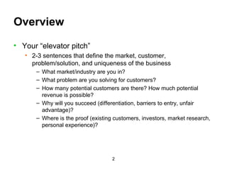 Business Plan Presentation Template | PPT