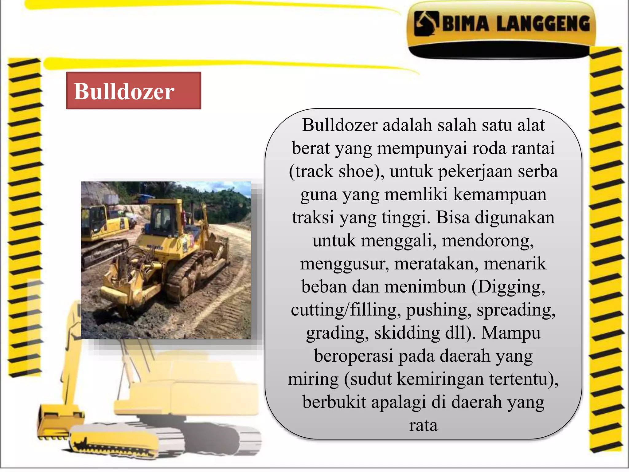 Business plan rental alat berat bima langgeng | PPTX