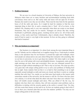 Business plan report | PDF | Grocery Shopping | Shopping