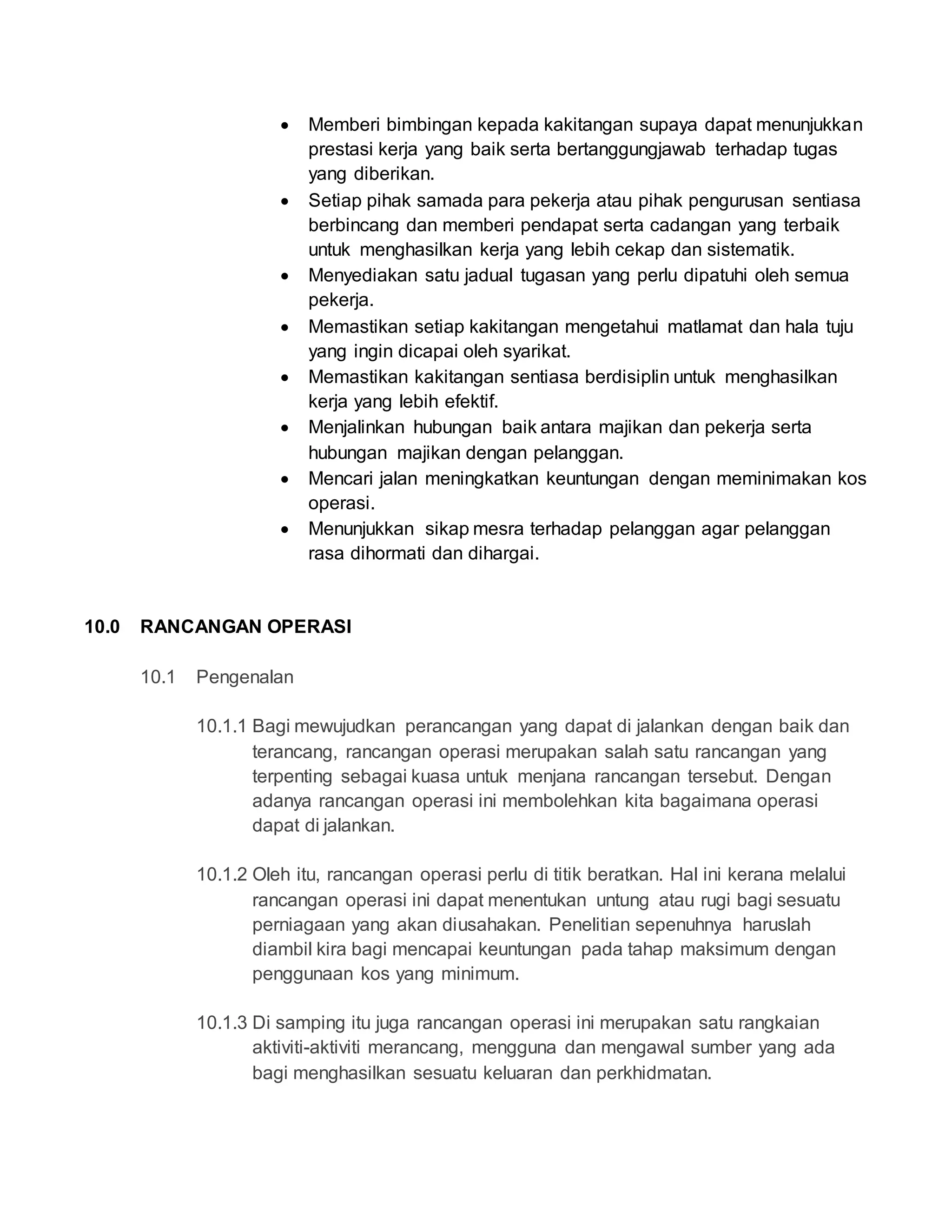 Rancangan Perniagaan Restoran | DOCX