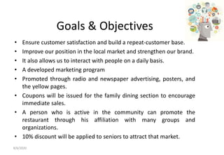 Business plan on restaurant by Aakash Tiwari | PPT