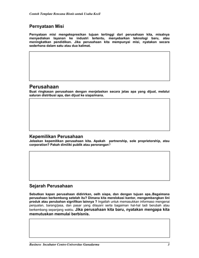 Business plan template | PDF