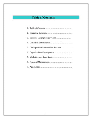 Business plan template | PDF