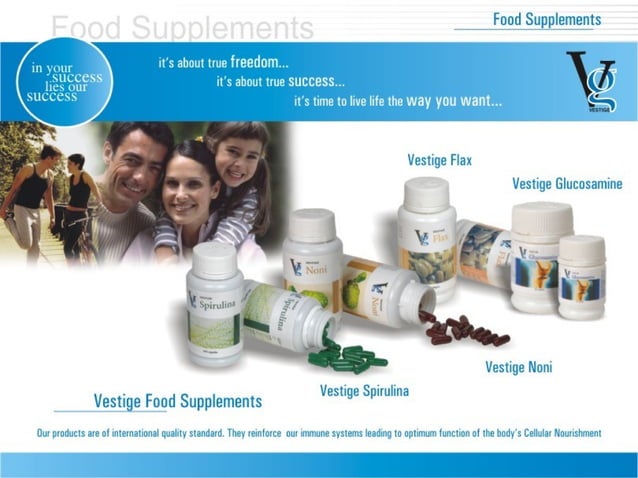 Vestige Business Plan | PPS | Nutrition | Healthy Living
