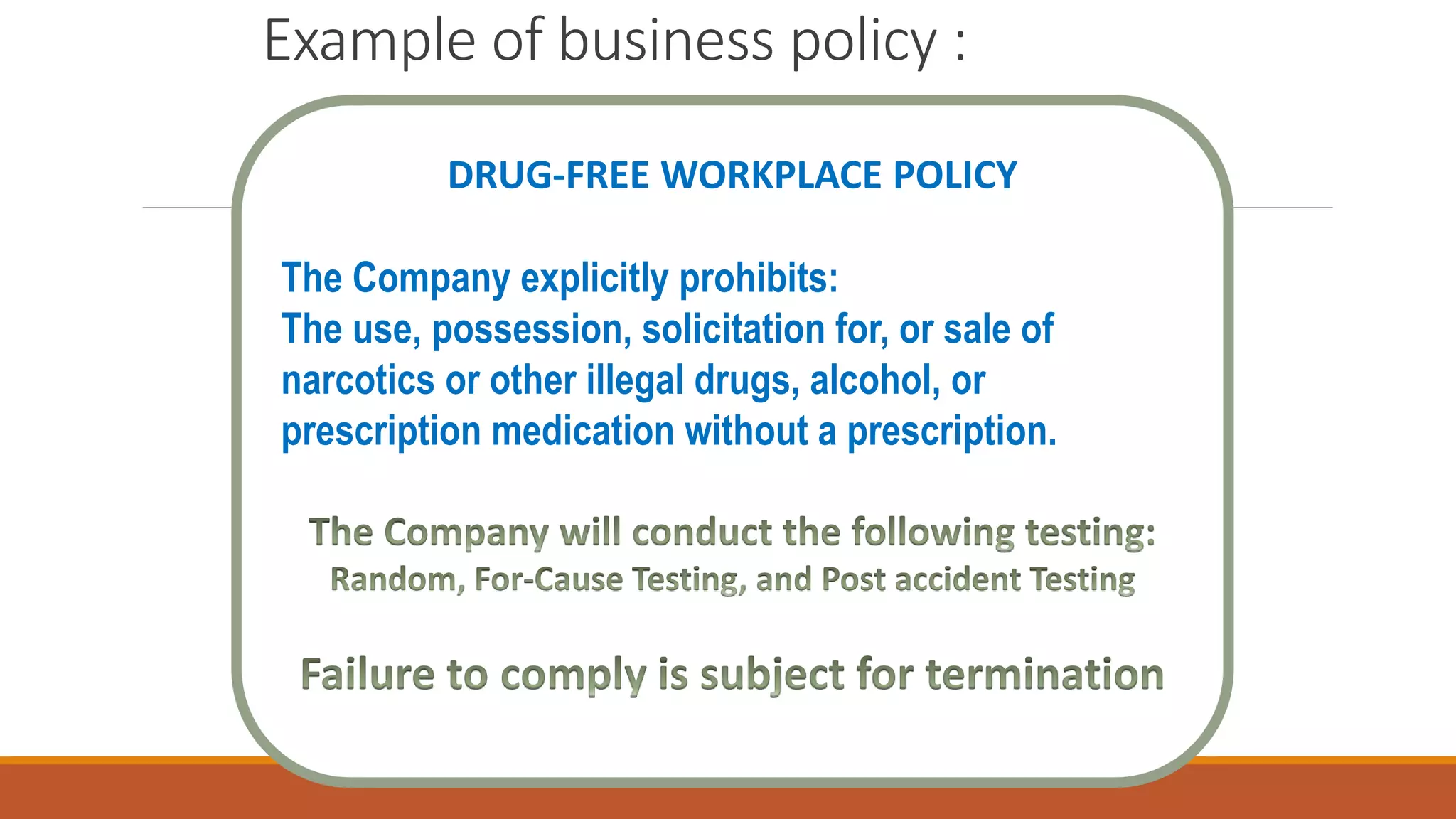 Business policy | PPTX