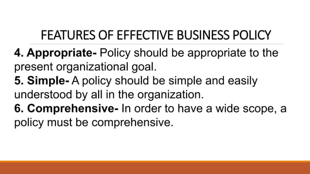 Business policy | PPT
