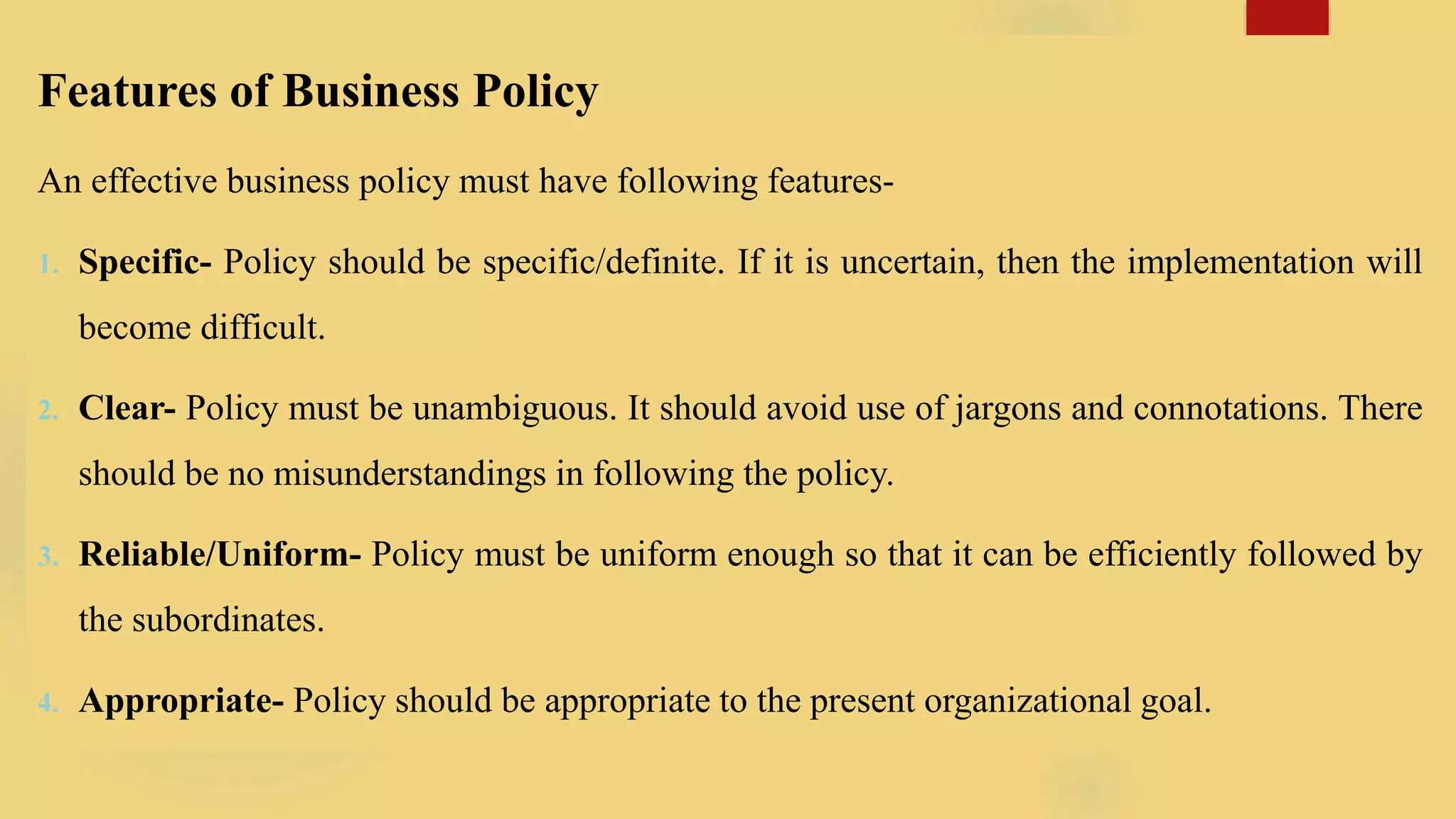 Business policy - strategic management | PPTX
