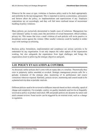 Business policy concept,examples,synergy | PDF | Business | Business ...