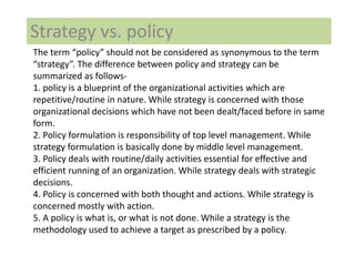 Business policy | PPTX