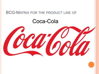 BCG matrix with example | PPTX