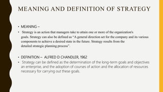 Business policy ppt (levels of strategy) | PPTX