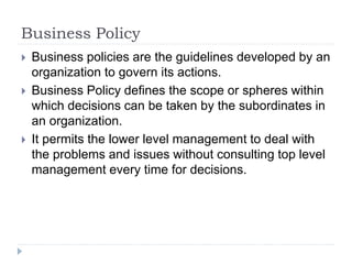 Business Policy UNIT 1.ppt