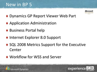 Business Portal for Dynamics GP | PDF | Internet | Computing