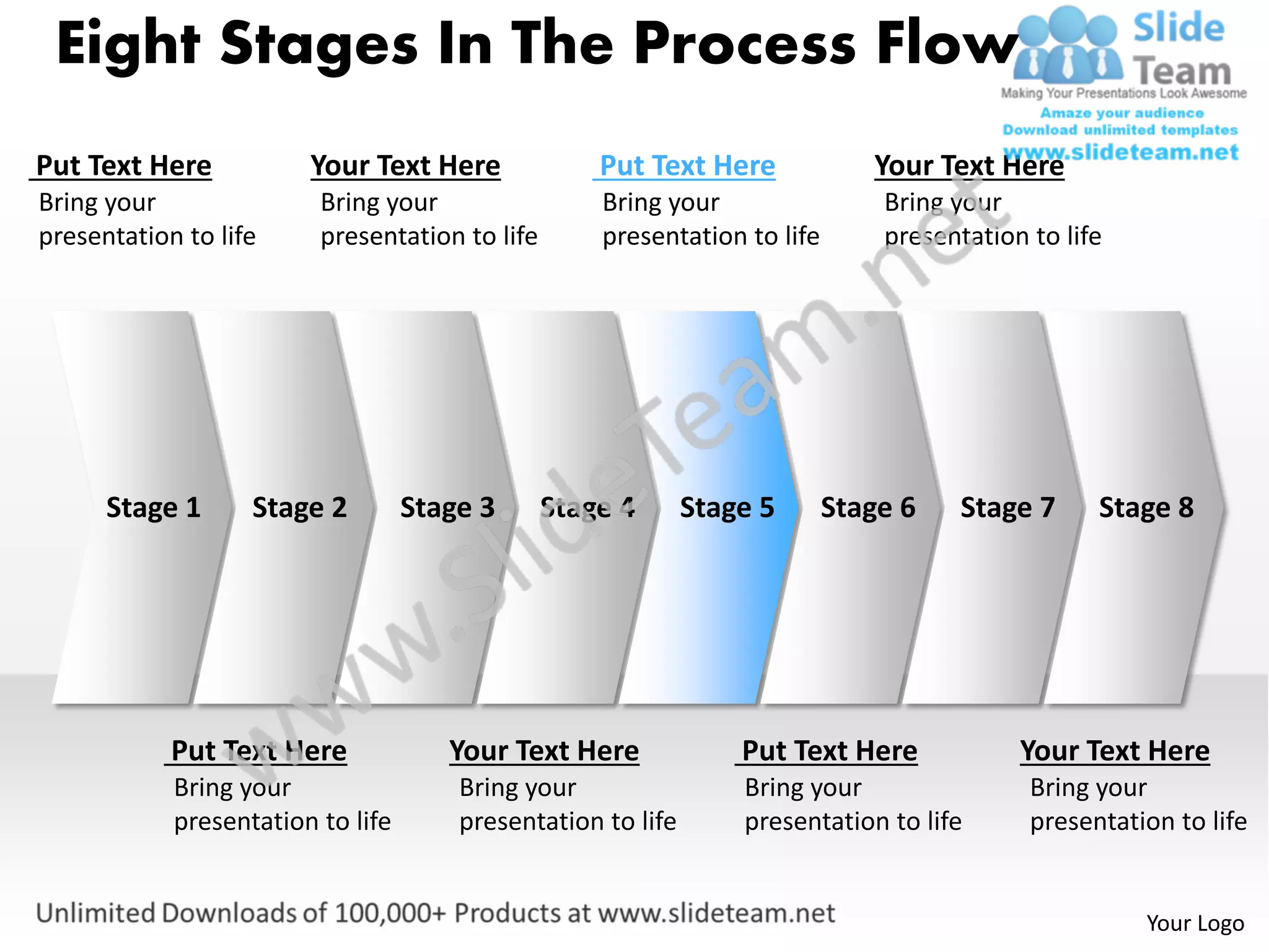 Business power point templates eight phase diagram ppt the process flow ...