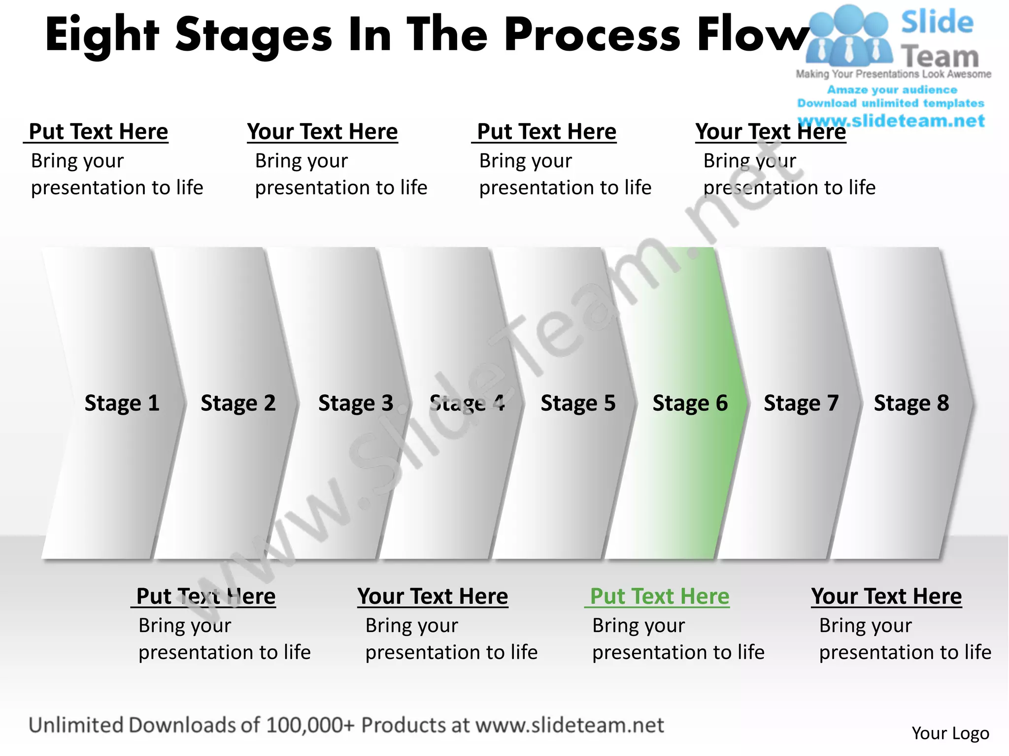 Business power point templates eight phase diagram ppt the process flow ...