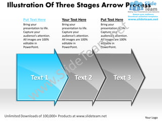 Business power point templates illustration of three state diagram ppt ...