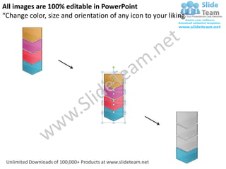 Business power point templates vertical steps process flow diagram ...