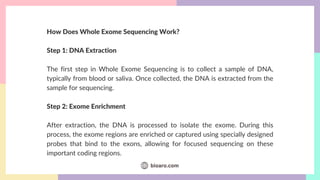 Understanding Whole Exome Sequencing for Disease Diagnosis | PPT