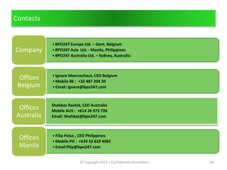 Business presentation bpo services | PPT