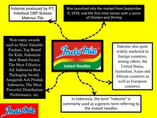 Business Presentation Of Indomie In English | PPTX