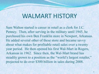Walmart Presentation | PPTX