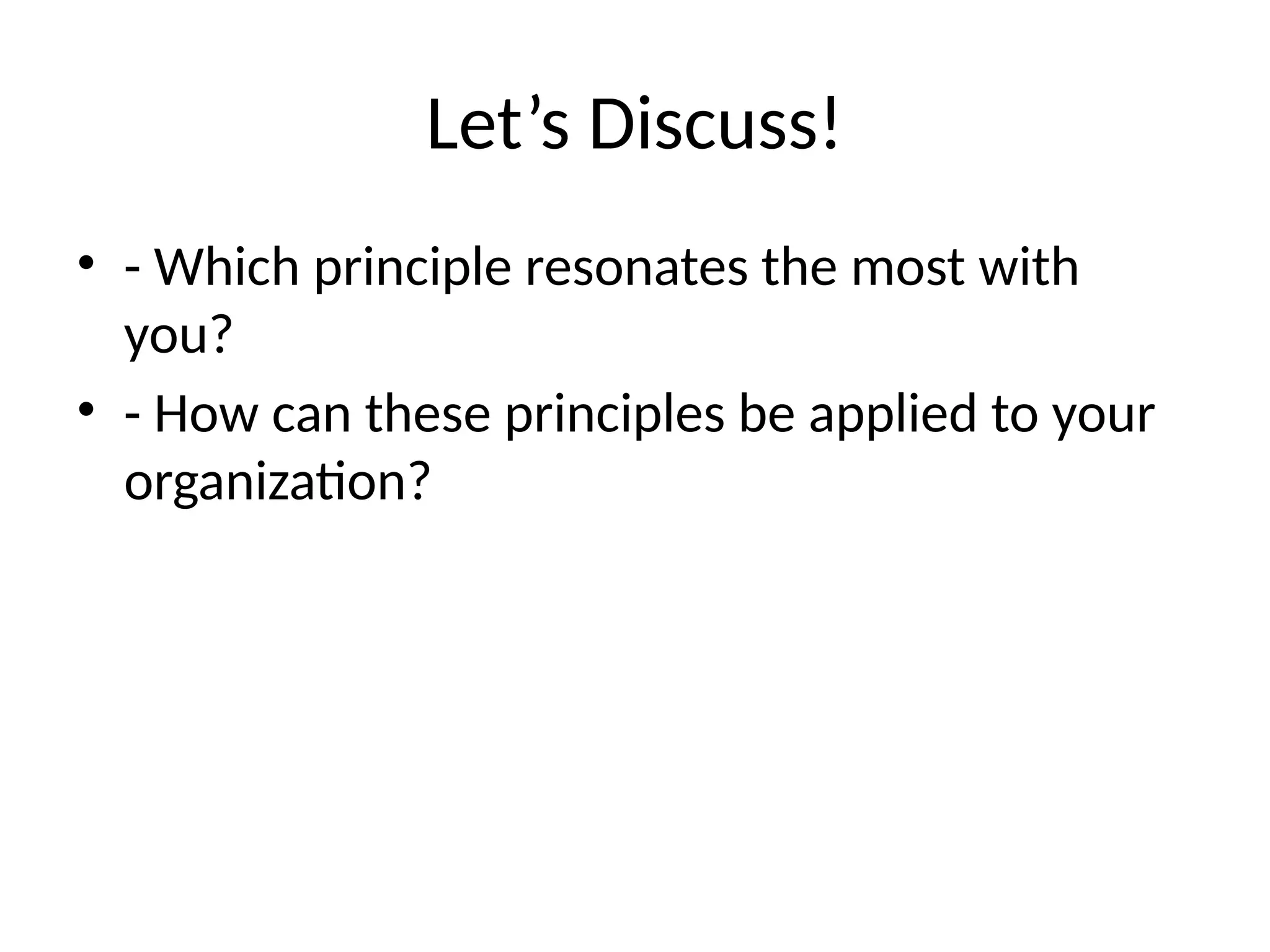 Business_Principles_Presentation - core principles | PPTX