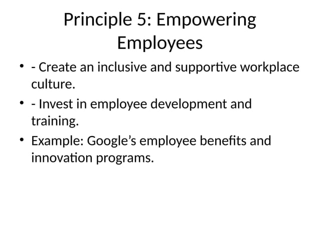 Business_Principles_Presentation - core principles | PPTX