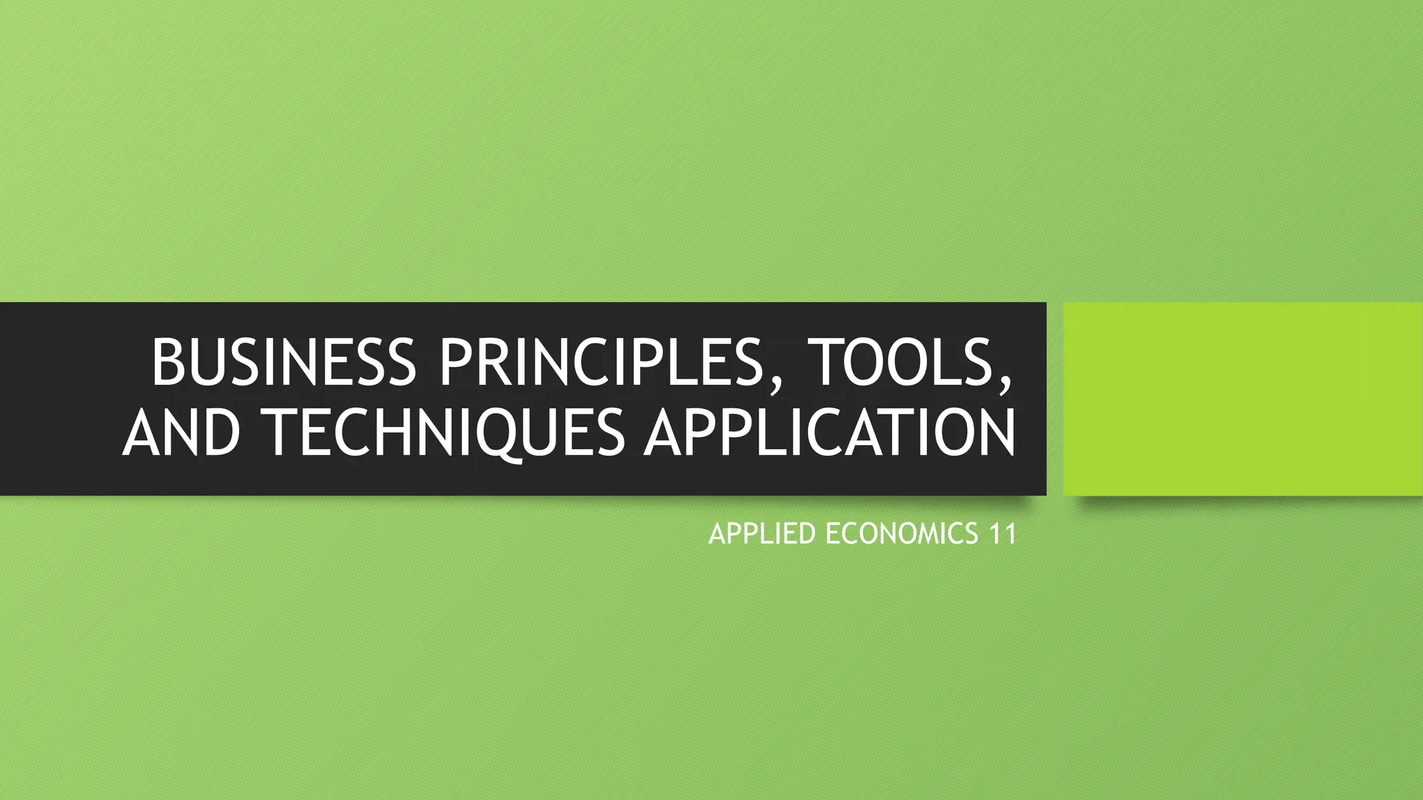 BUSINESS PRINCIPLES, TOOLS, AND TECHNIQUES APPLICATION.pptx