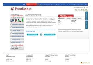 Business printland in-page-aluminium-standee | PPT