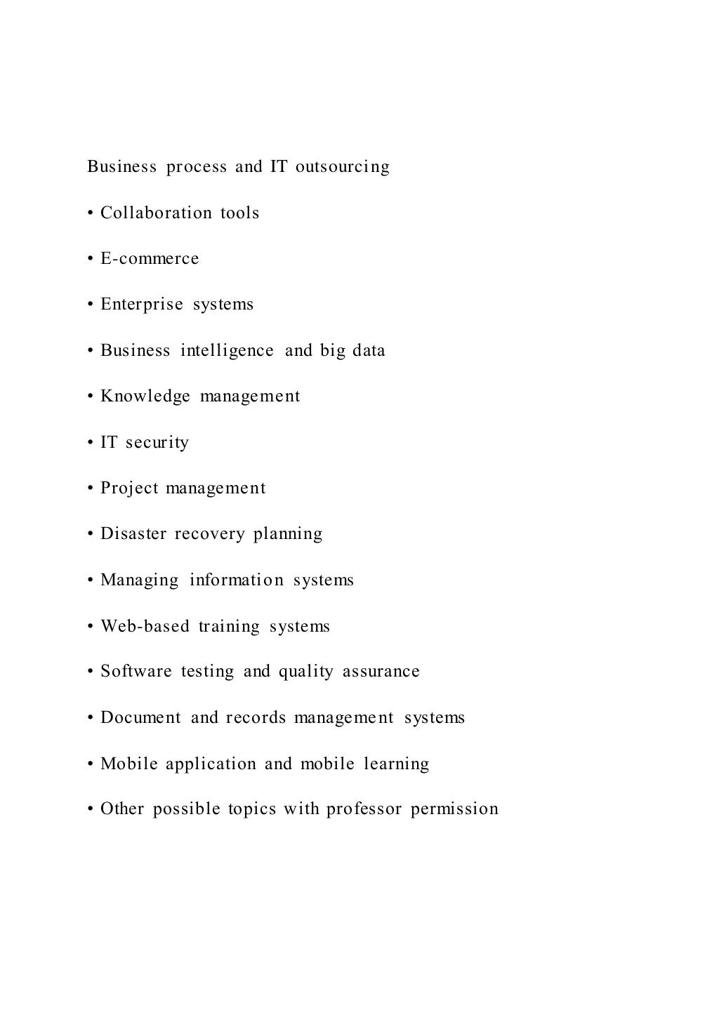 Business process and IT outsourcing• Collaboration tools | DOCX