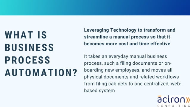 Business Process Automation | PDF