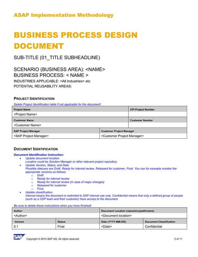 BPD Design Template | DOCX | Business | Business and Finance