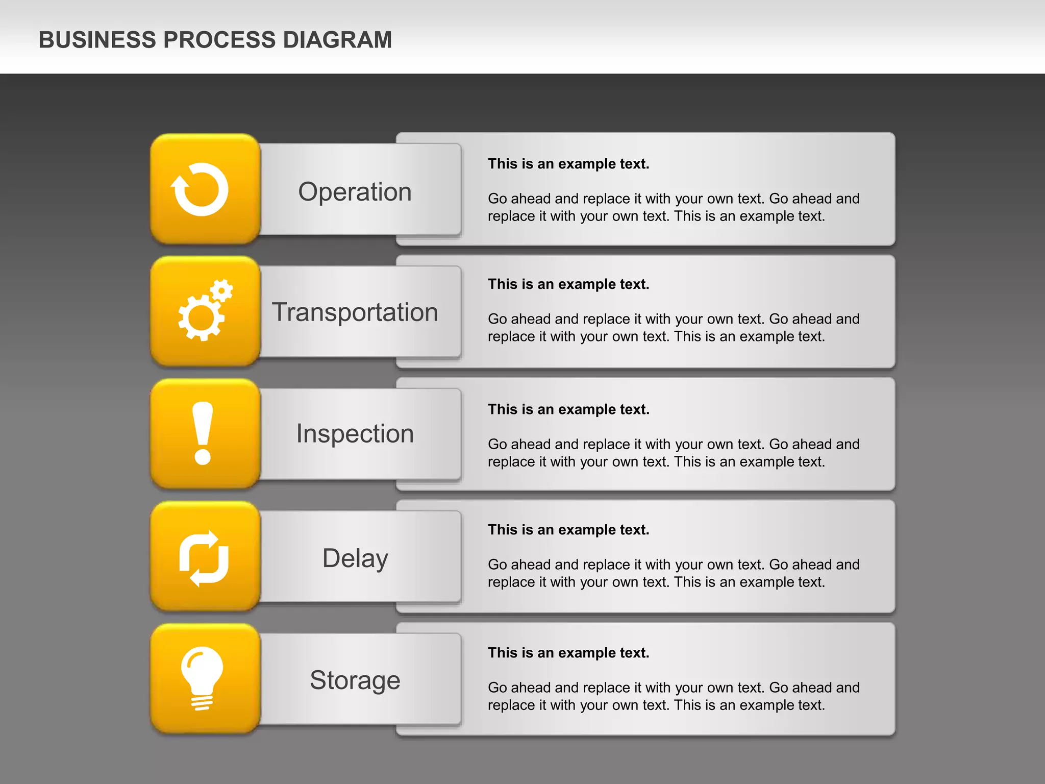 Business Process Diagram (for PowerPoint and Google Slides) | PPT
